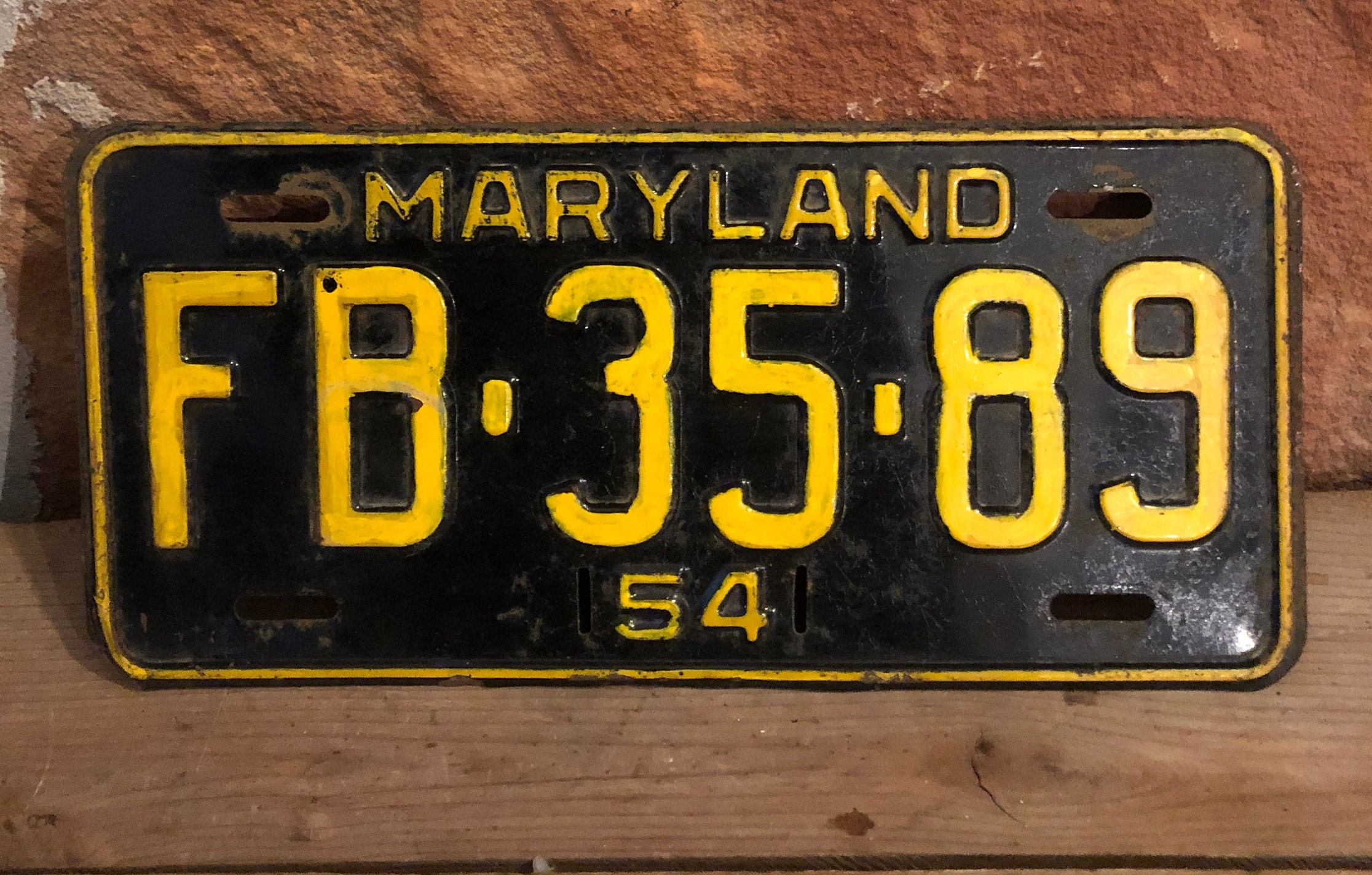 Vintage License Plates 50’s - Etsy