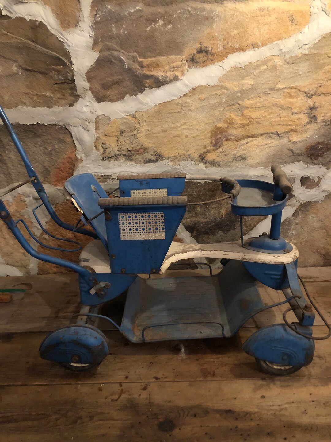 Vintage Toddler Push Car - Etsy