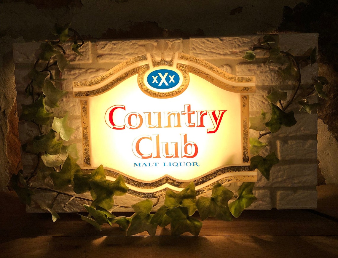 Country Club Liquor Sign - Etsy
