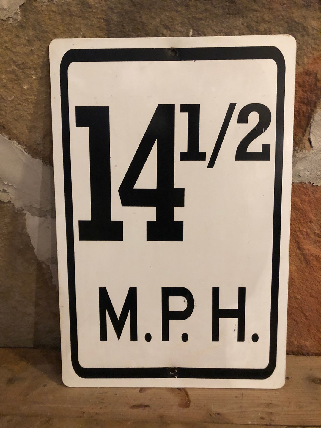 Speed Limit Sign - Etsy