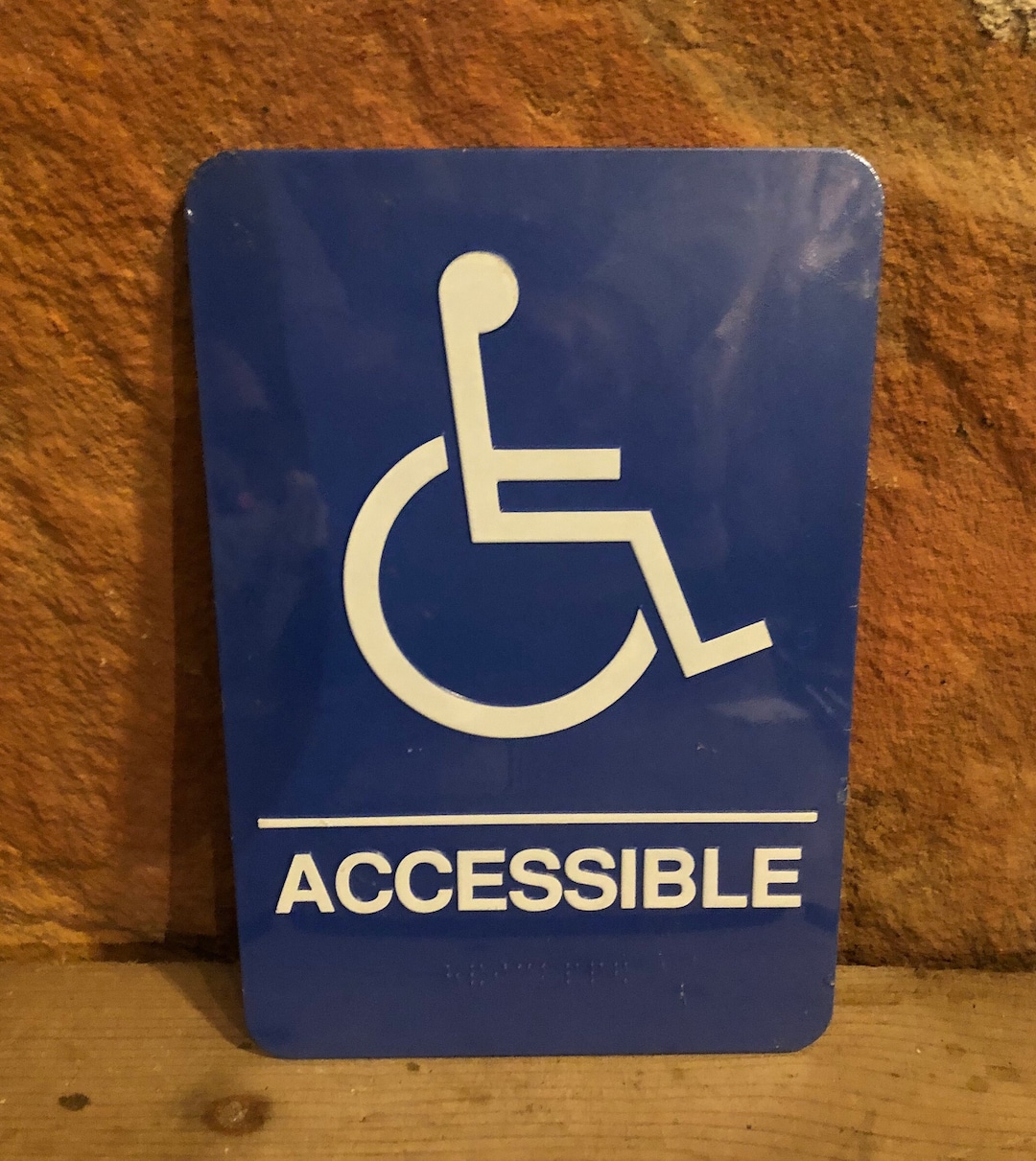 Handicap Accessible Sign - Etsy