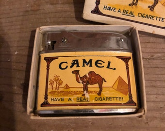 Vintage Japan Zenith Camel Cigarette Lighter + Box - NOS - 1960s - From ...