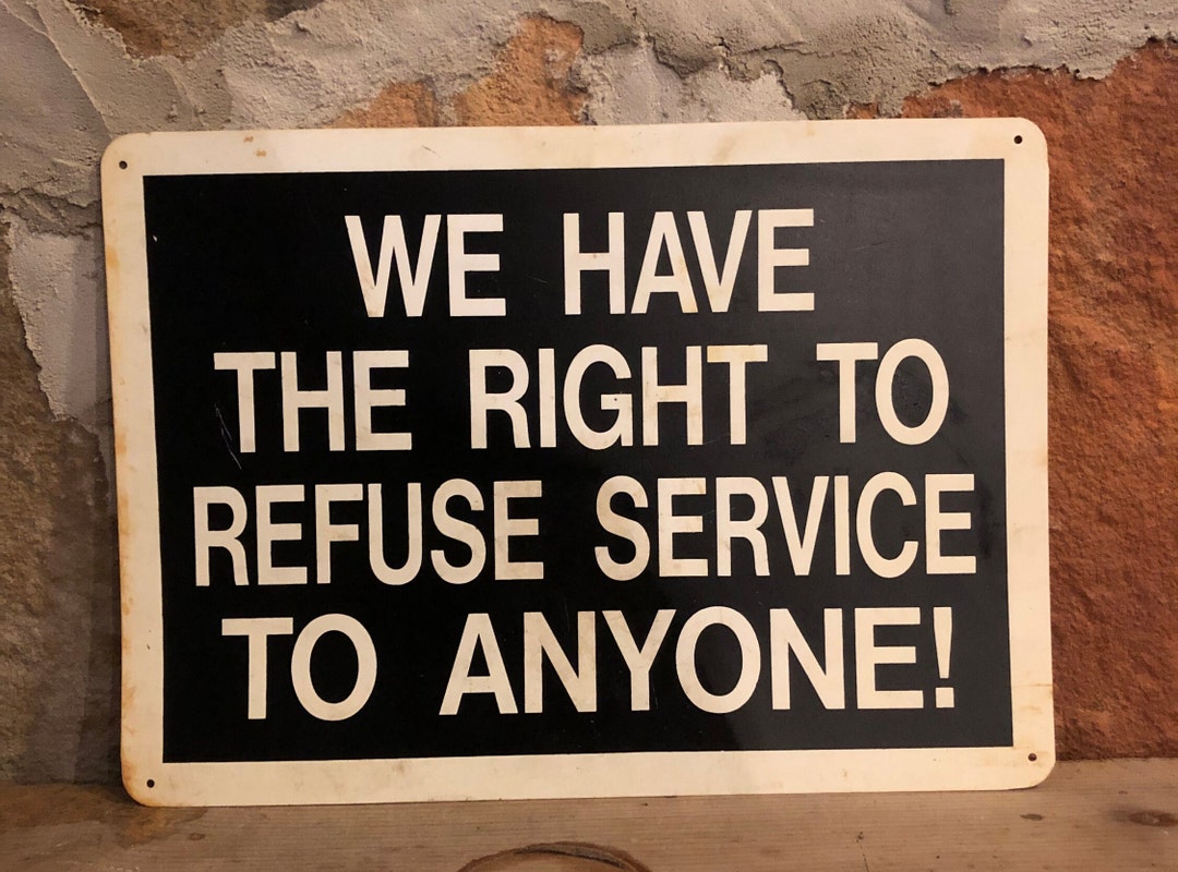 Right to Refuse Service - Etsy