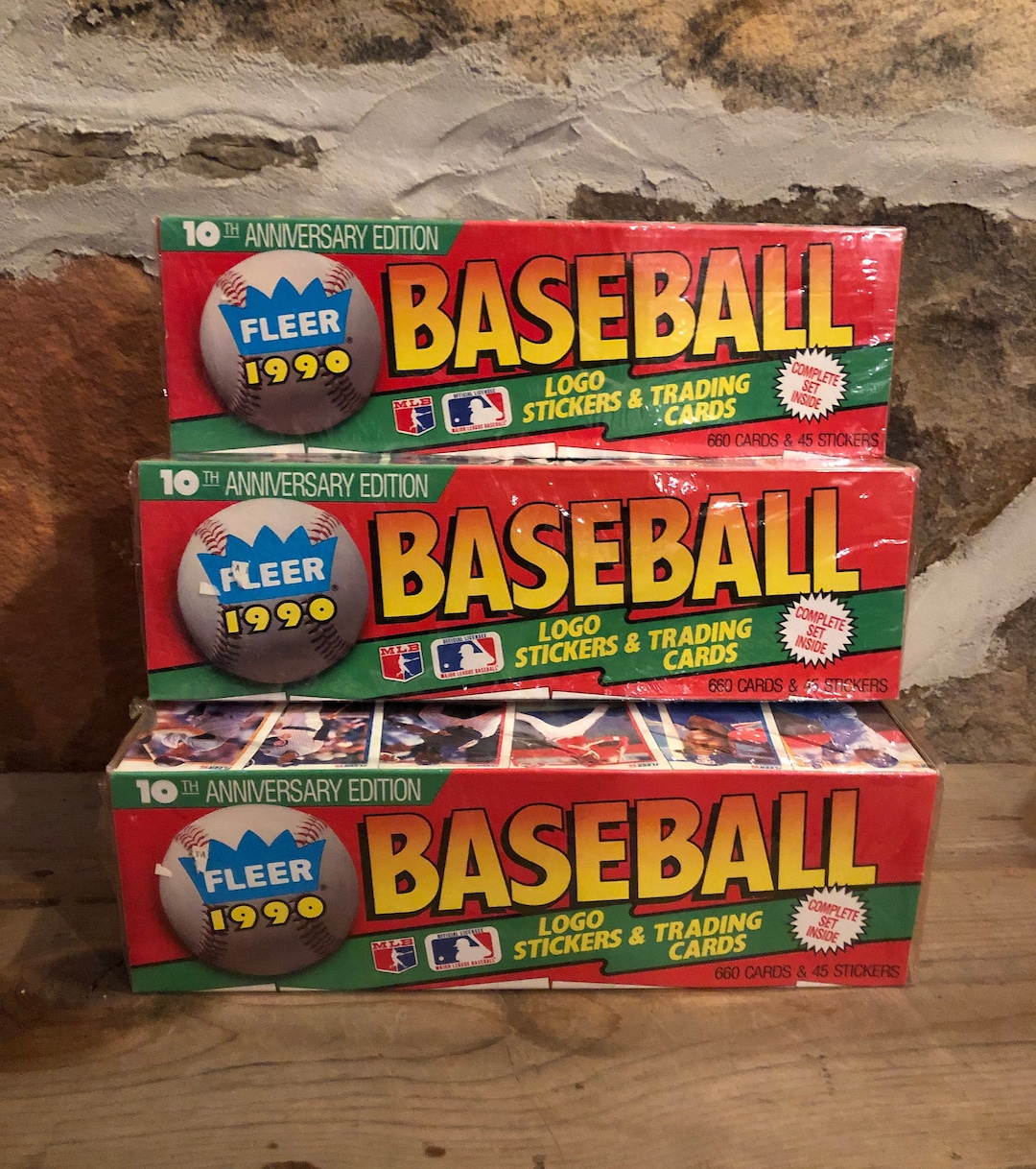 1990 Fleer Baseball Card Factory Set - Etsy