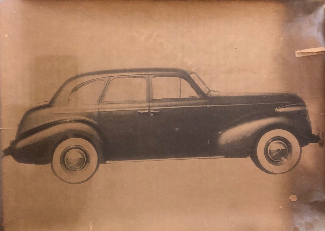 Vintage Auto Drawings - Etsy