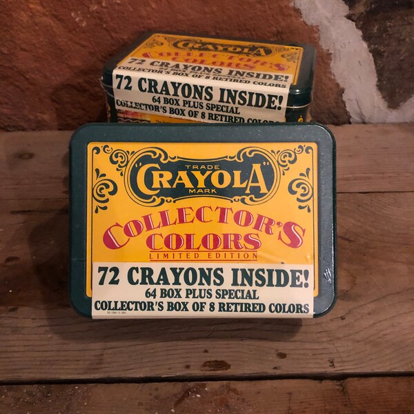 Crayola Crayon Tin - Etsy