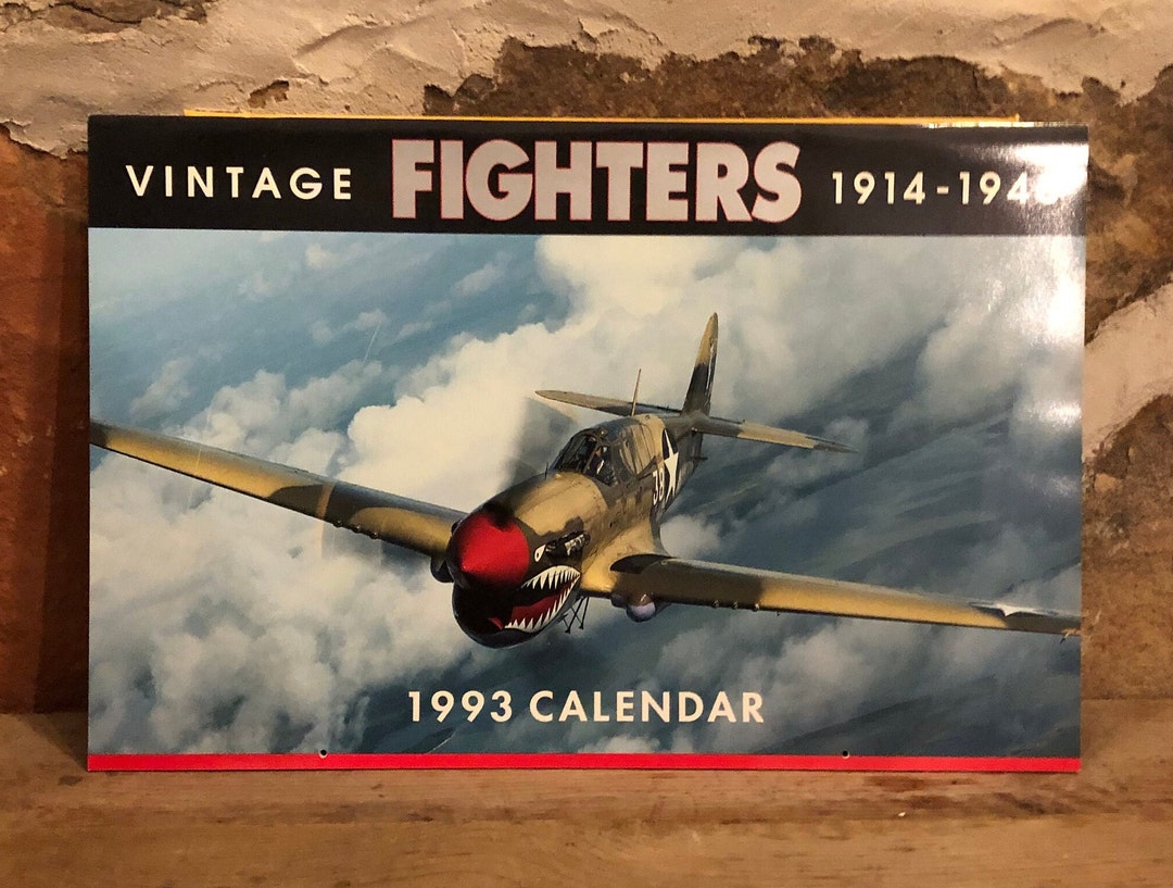 Vintage Fighter Planes 1914-1945 Calendar 1993 - Etsy