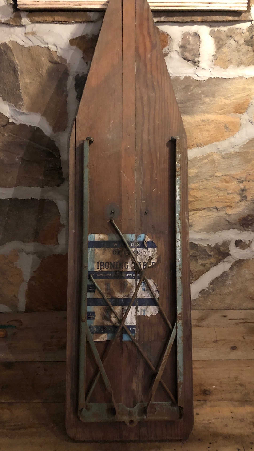 Vintage Wooden Ironing Board - Etsy