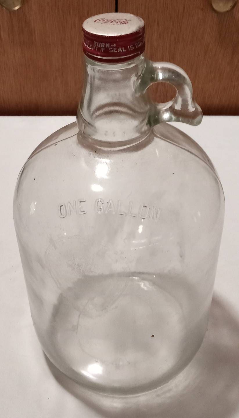 Coca Cola One Gallon Glass Jug - Etsy