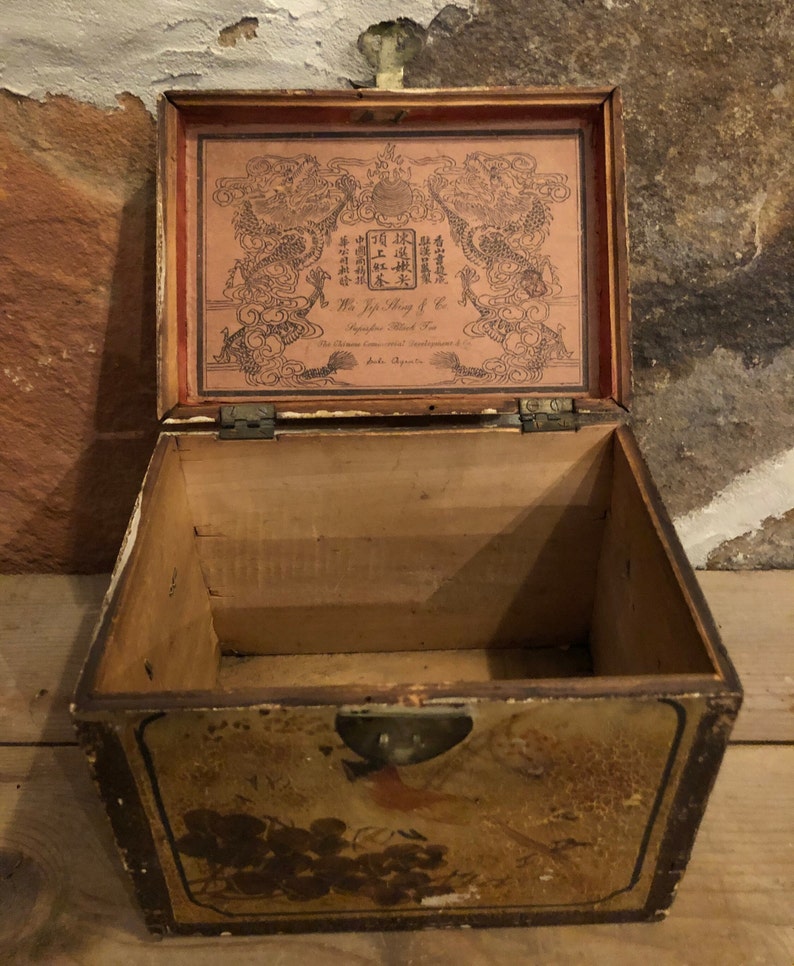 Chinese Tea Box - Etsy