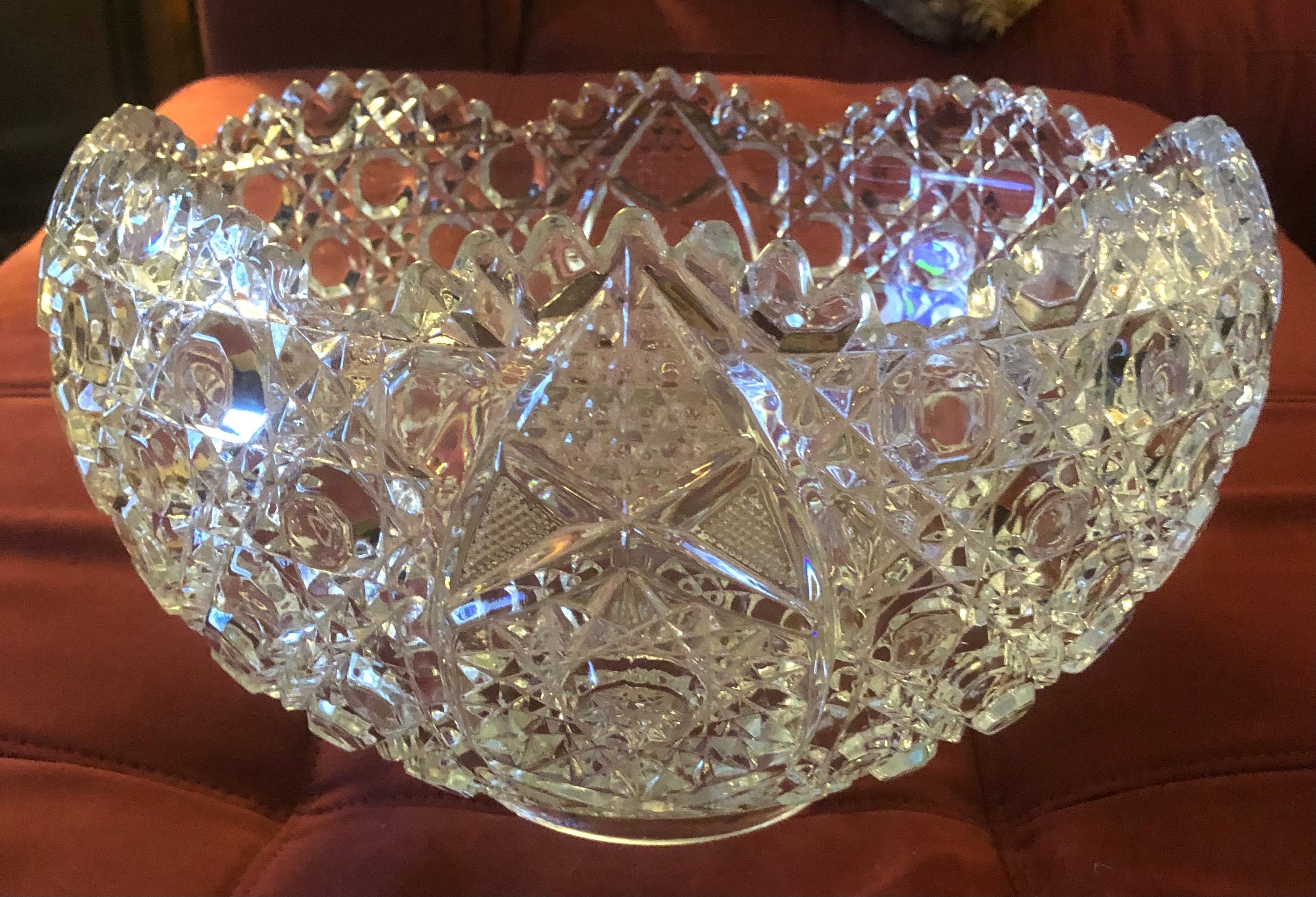 American Brilliant Cut Glass - Etsy