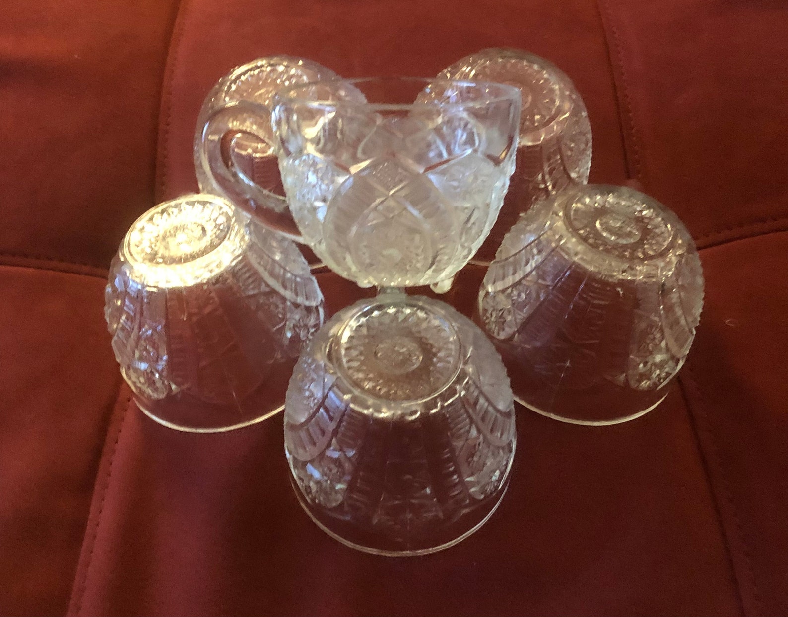 American Brilliant Cut Glass - Etsy