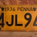 Vintage Pennsylvania License Plates - Etsy