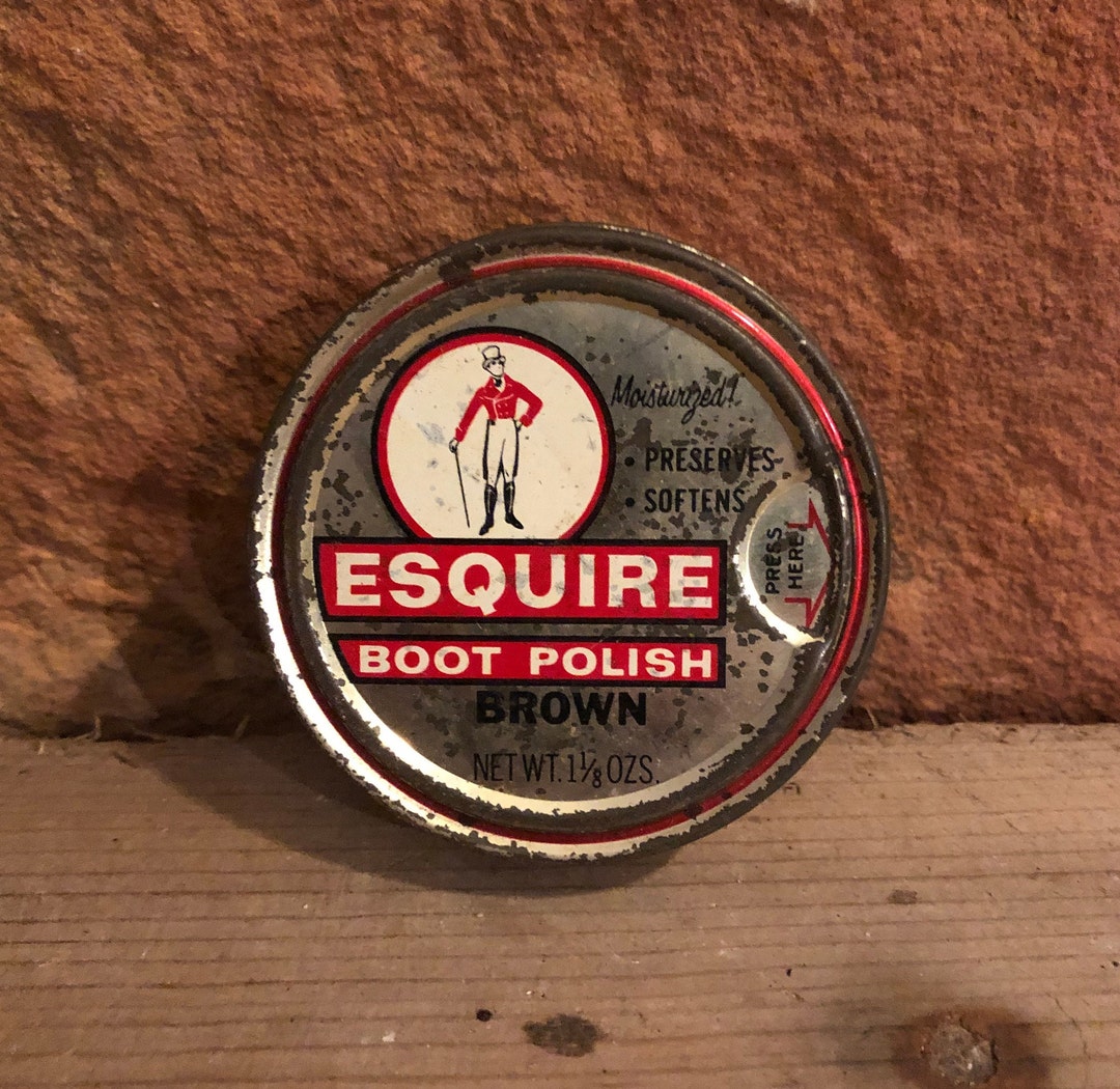 Boot Polish Tin - Etsy