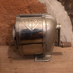 Vintage Boston Pencil Sharpeners - Etsy