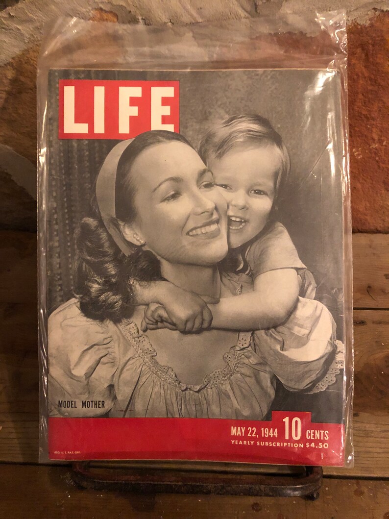 Life Magazine 1944 - Etsy