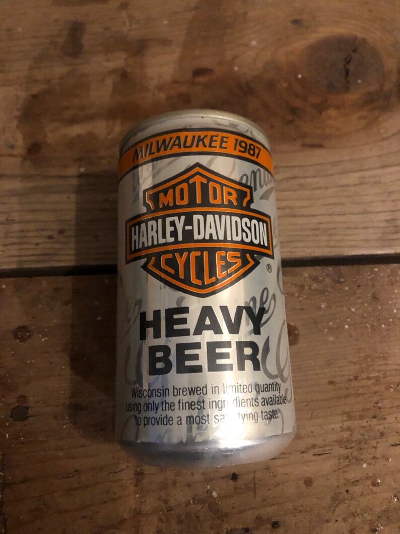 Harley Davidson Beer Can - Etsy