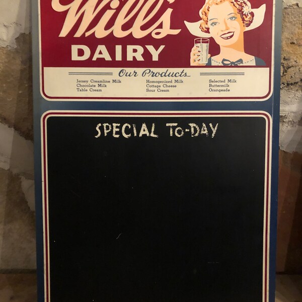 Vintage Dairy Sign - Etsy