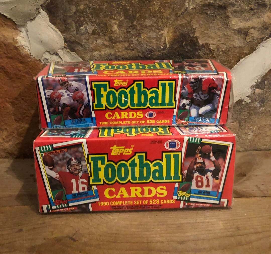 1990 Topps Football Cards - Etsy