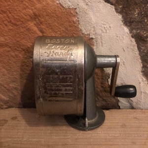Vintage Boston Pencil Sharpeners - Etsy
