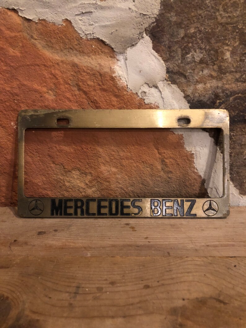 Mercedes License Plate Frame - Etsy