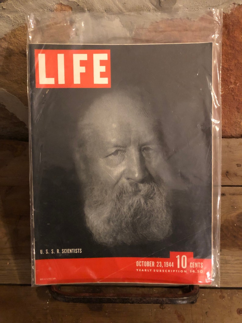 Life Magazine 1944 - Etsy