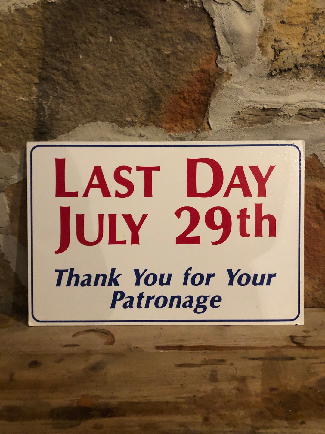 Last Day Sign - Etsy