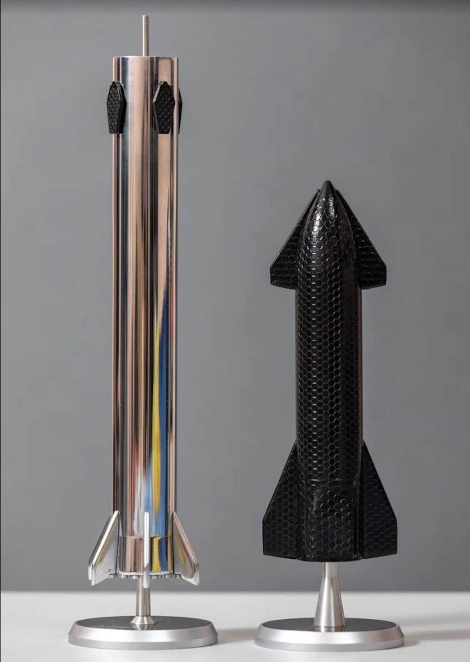 Spacex Falcon Superheavy Rocket Spacecraft Launch Vehicle Scale Model ...