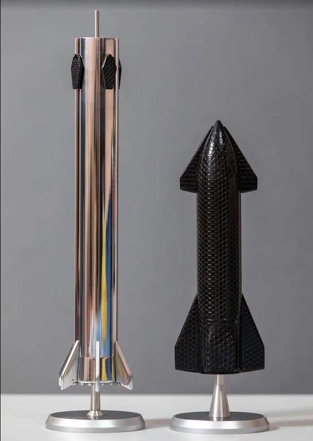 Spacex Falcon Superheavy Rocket Spacecraft Launch Vehicle Scale Model ...