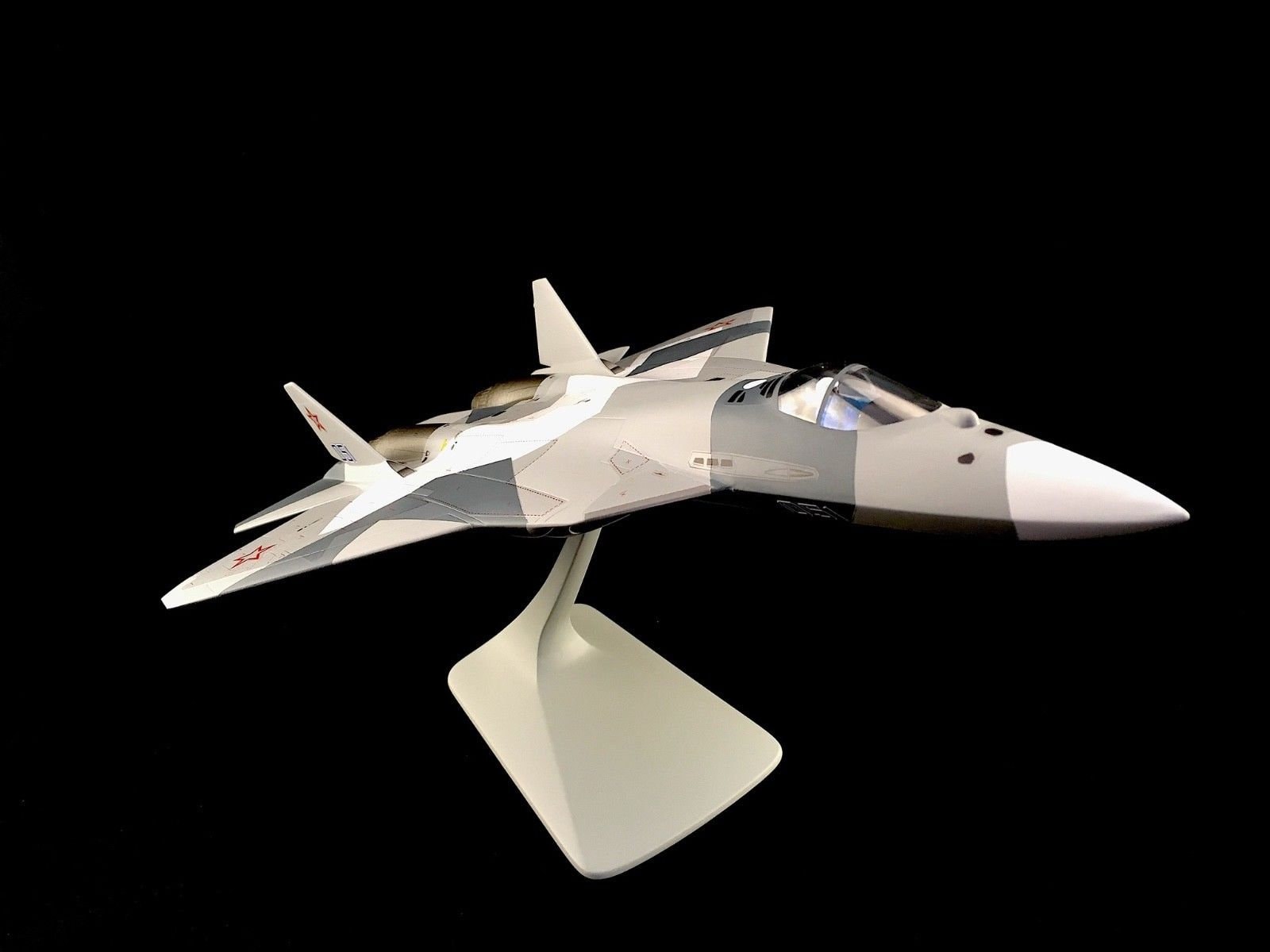 Premium Handmade Russian Sukhoi Su-57 Stealth Fighter Aircraft Camo - Etsy
