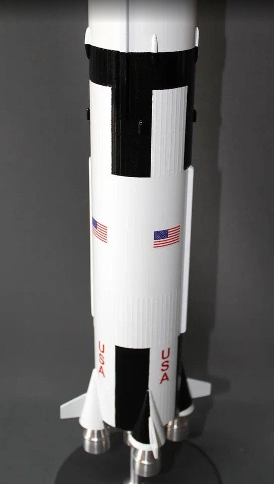 Premium Handmade Legendary NASA Saturn 5 Spacecraft Launch Vehicle ...