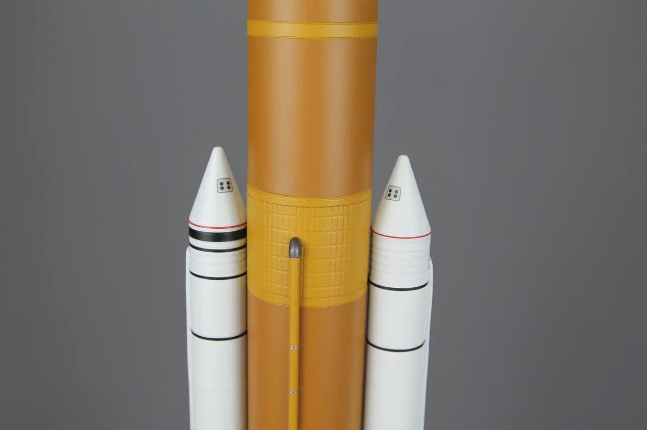 NASA SLS Block 1B Cargo Launch Vehicle Scale Model Scale 1:250 Made of ...
