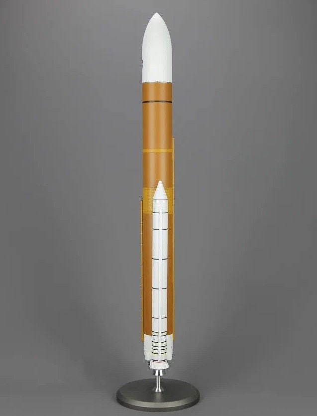 NASA SLS Block 1B Cargo Launch Vehicle Scale Model Scale 1:250 Made of ...