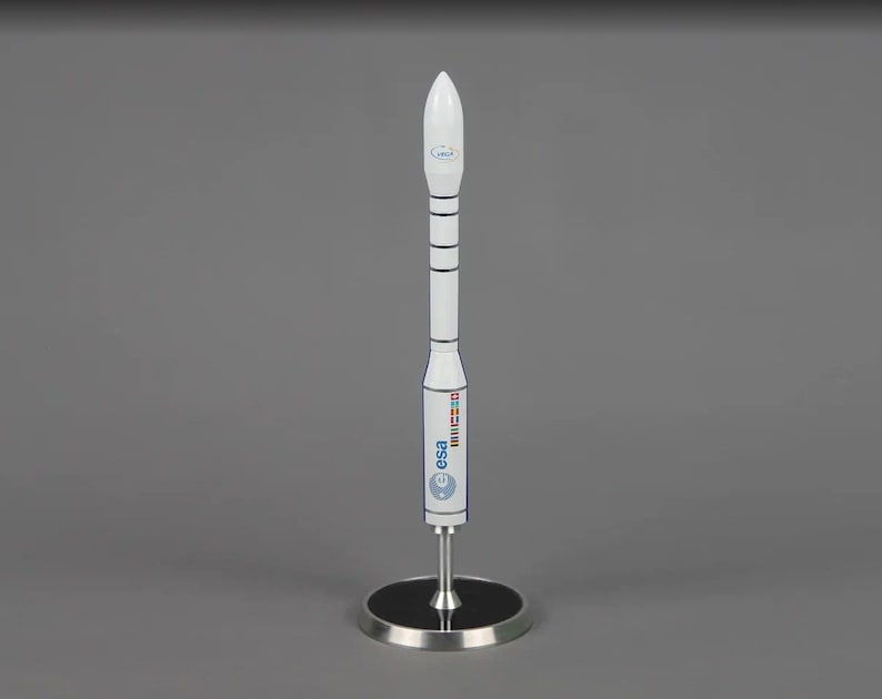 1:144 Scale Model of ESA Vega Rocket Vega Launch Vehicle Made of Metall ...