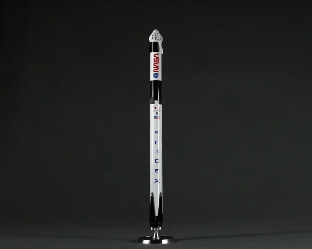 Handmade Premium Made Spacex Falcon 9 Crew Dragon Rocket Spacecraft ...