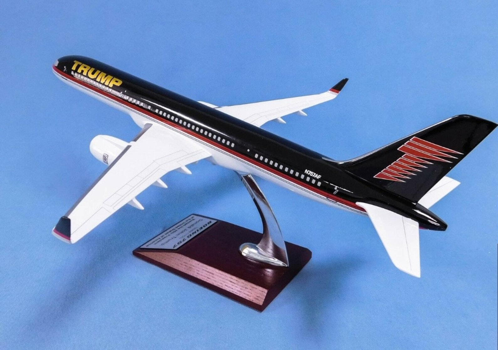 Boeing 757 President Jet Donald Trump Aircraft Handmade Desktop Plane ...