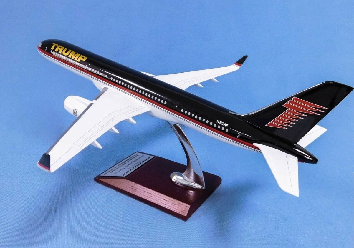 Boeing 757 President Jet Donald Trump Aircraft Handmade Desktop Plane ...