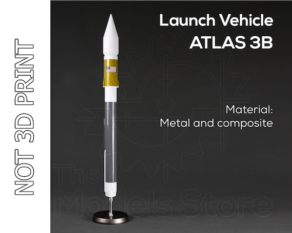 1:100 Scale Model of Lockheed Martin Atlas 3 Rocket - Etsy