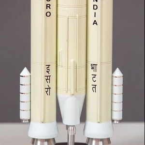Indian ISRO GSLV MK3 Rocket Spacecraft Launch Vehicle Scale Model - Etsy