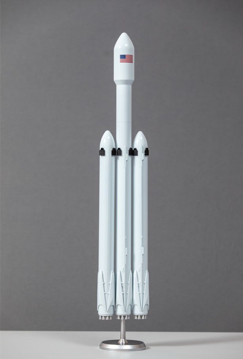Spacex Falcon Heavy Rocket Spacecraft Launch Vehicle Scale Model - Etsy