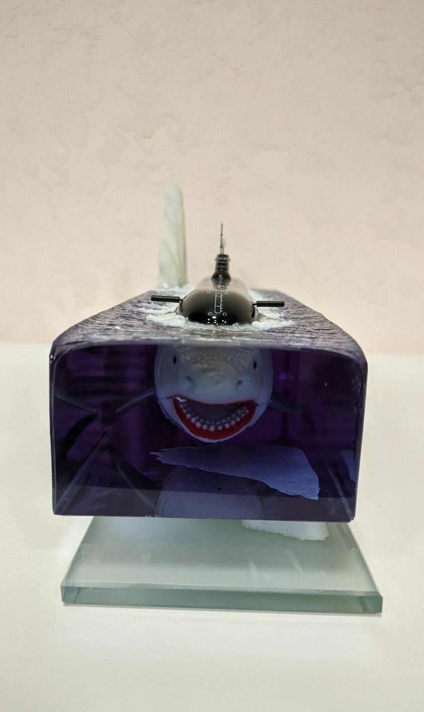 Diorama of Submarine in Epoxy Resin Project 941 "shark" the World's ...