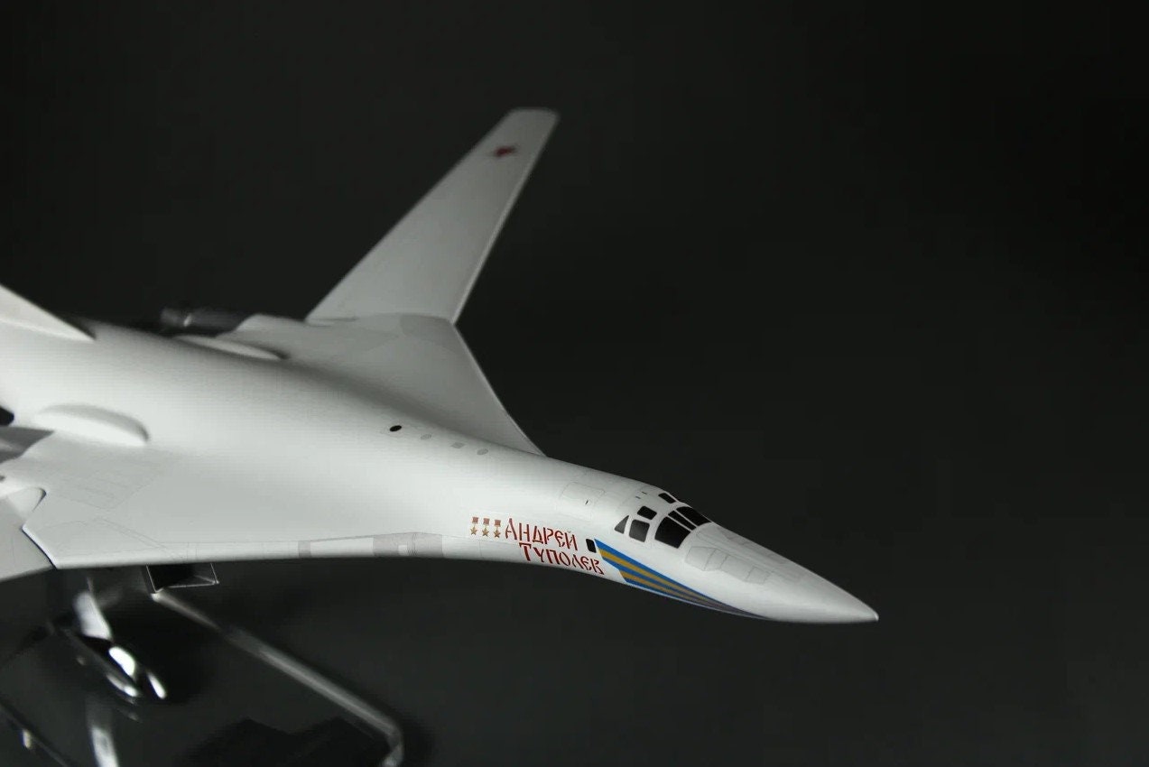 Handmade USSR Russiantupolev Tu-160 Blackjack Scale Model. Scale 1/100 ...