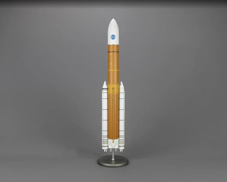 NASA SLS Block 1B Cargo Launch Vehicle Scale Model Scale 1:250 Made of ...