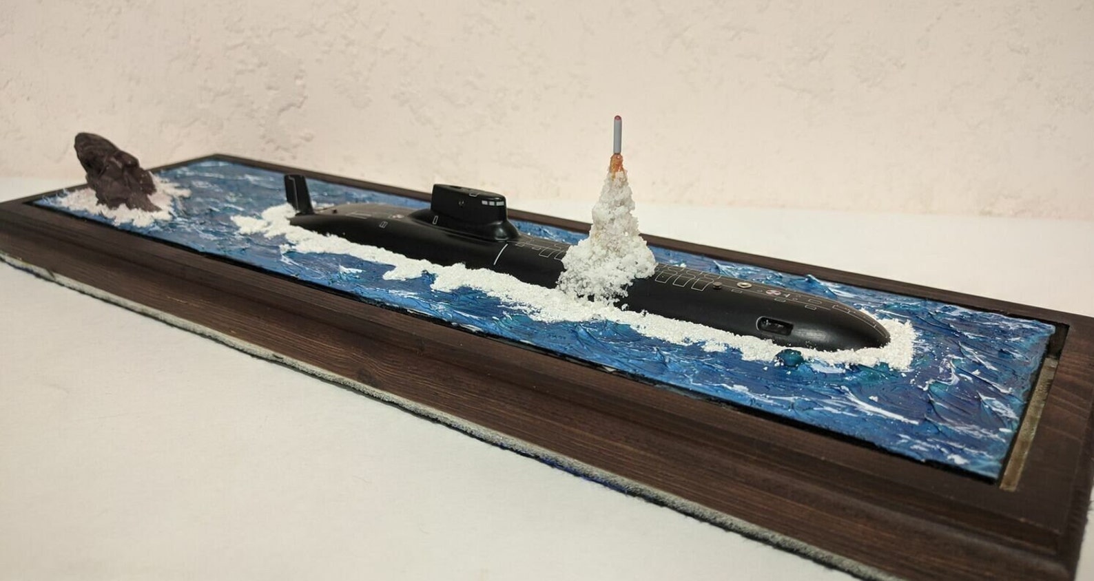 Diorama of Submarine Project USSR Russian 941 Shark Typhoon Handmade ...