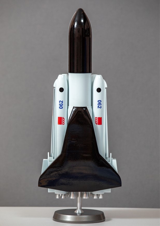 Handcraft and Handpainted USSR Energia 2 Uragan Rocket Spacecraft ...