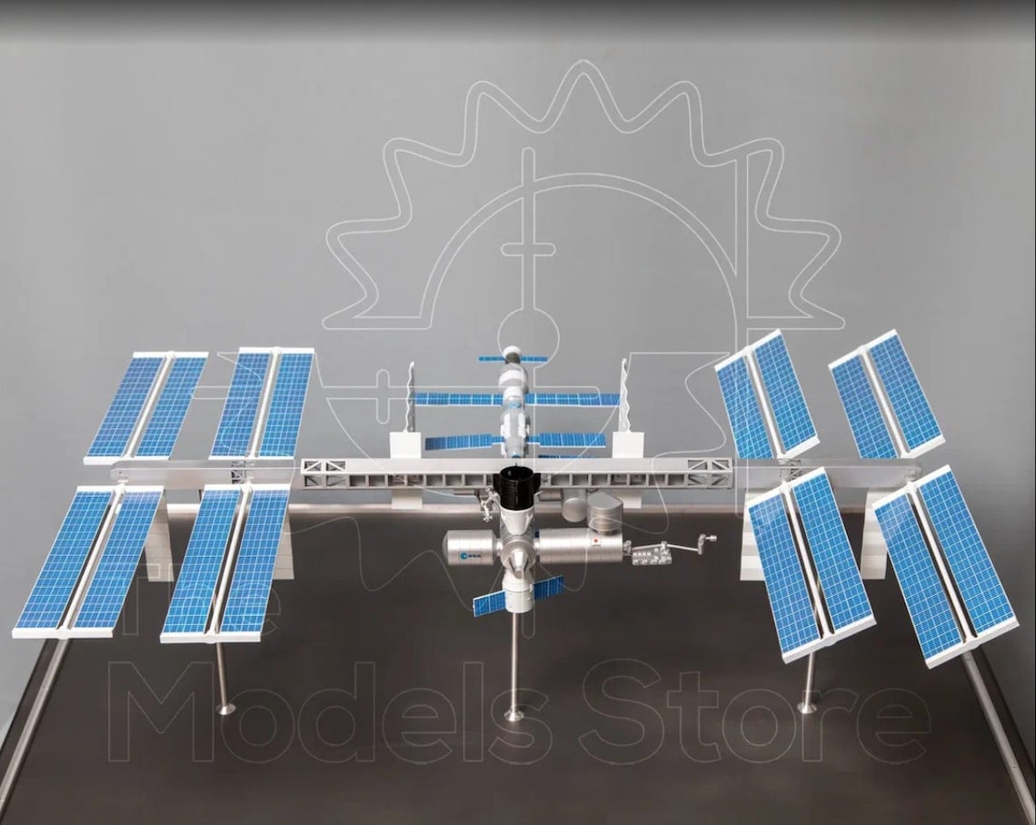 ISS International Space Station Scale Model With Cover - Etsy