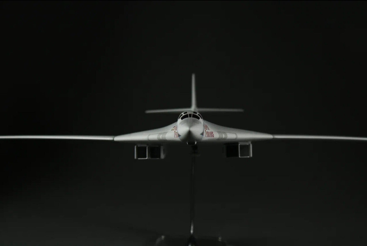 Handmade USSR Russiantupolev Tu-160 Blackjack Scale Model. Scale 1/100 ...