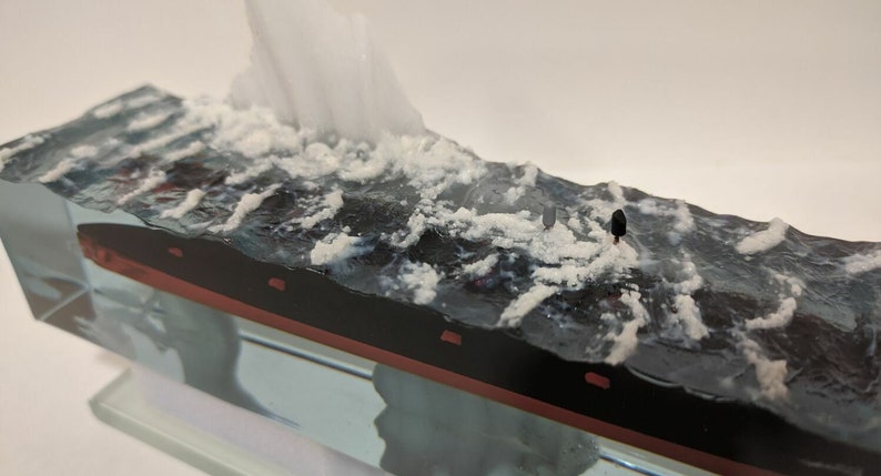 Diorama of Submarine in Epoxy Resin Project 675 (clamshell or Roaring ...