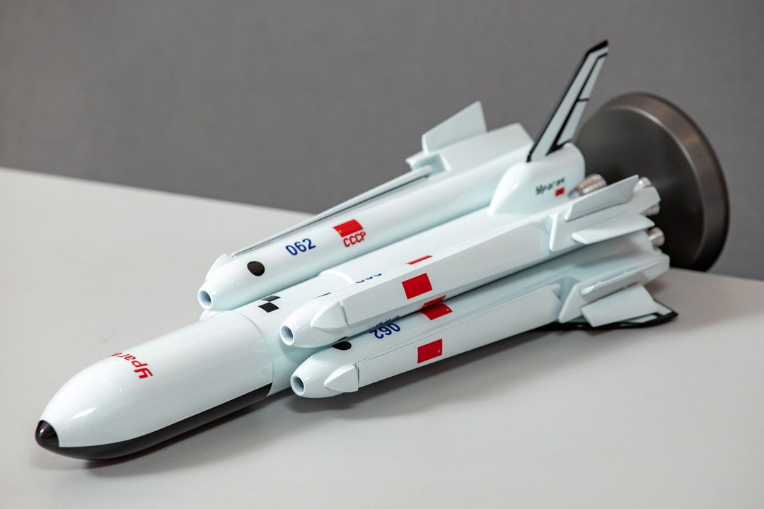 Handcraft and Handpainted USSR Energia 2 Uragan Rocket Spacecraft ...