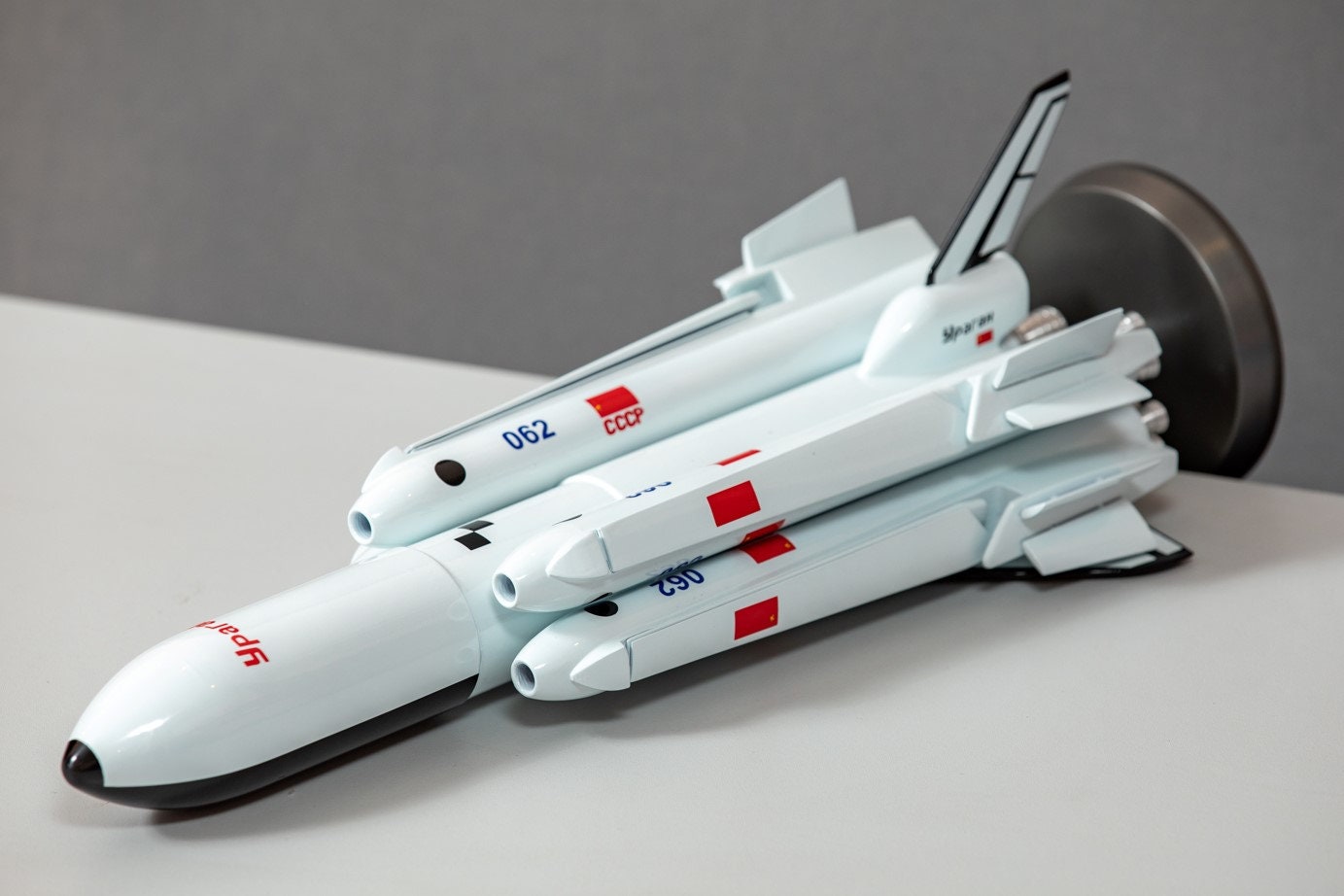 Handcraft and Handpainted USSR Energia 2 Uragan Rocket Spacecraft ...